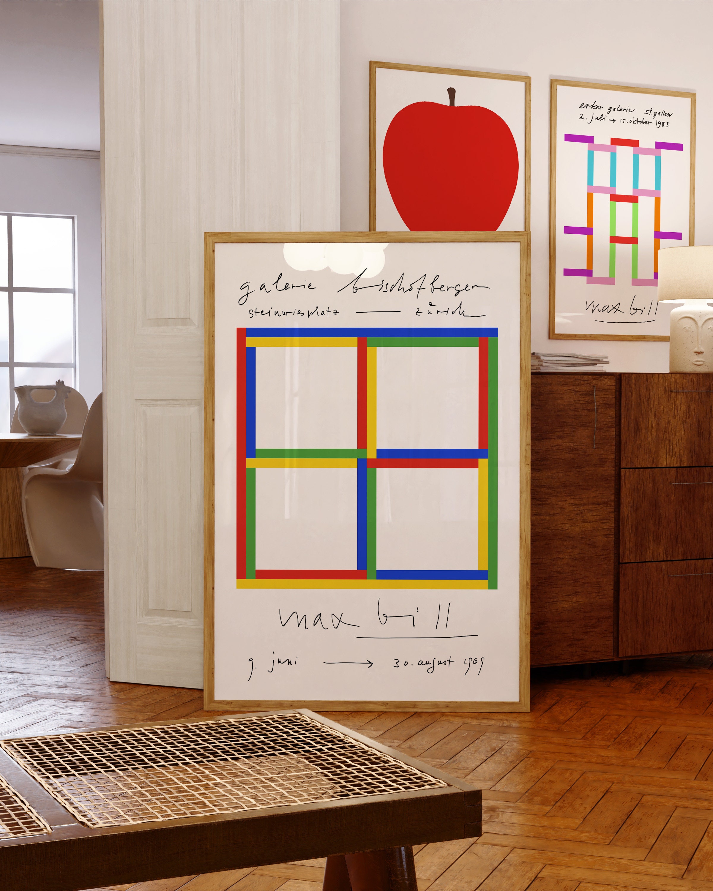 Max Bill Poster Galerie Bischofberger Zürich 1969 - Etsy