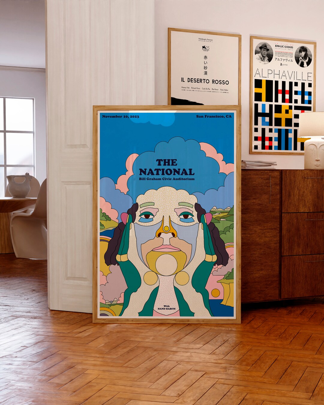 The National Concert Poster | November 10, 2023 - Bill Graham Civic ...