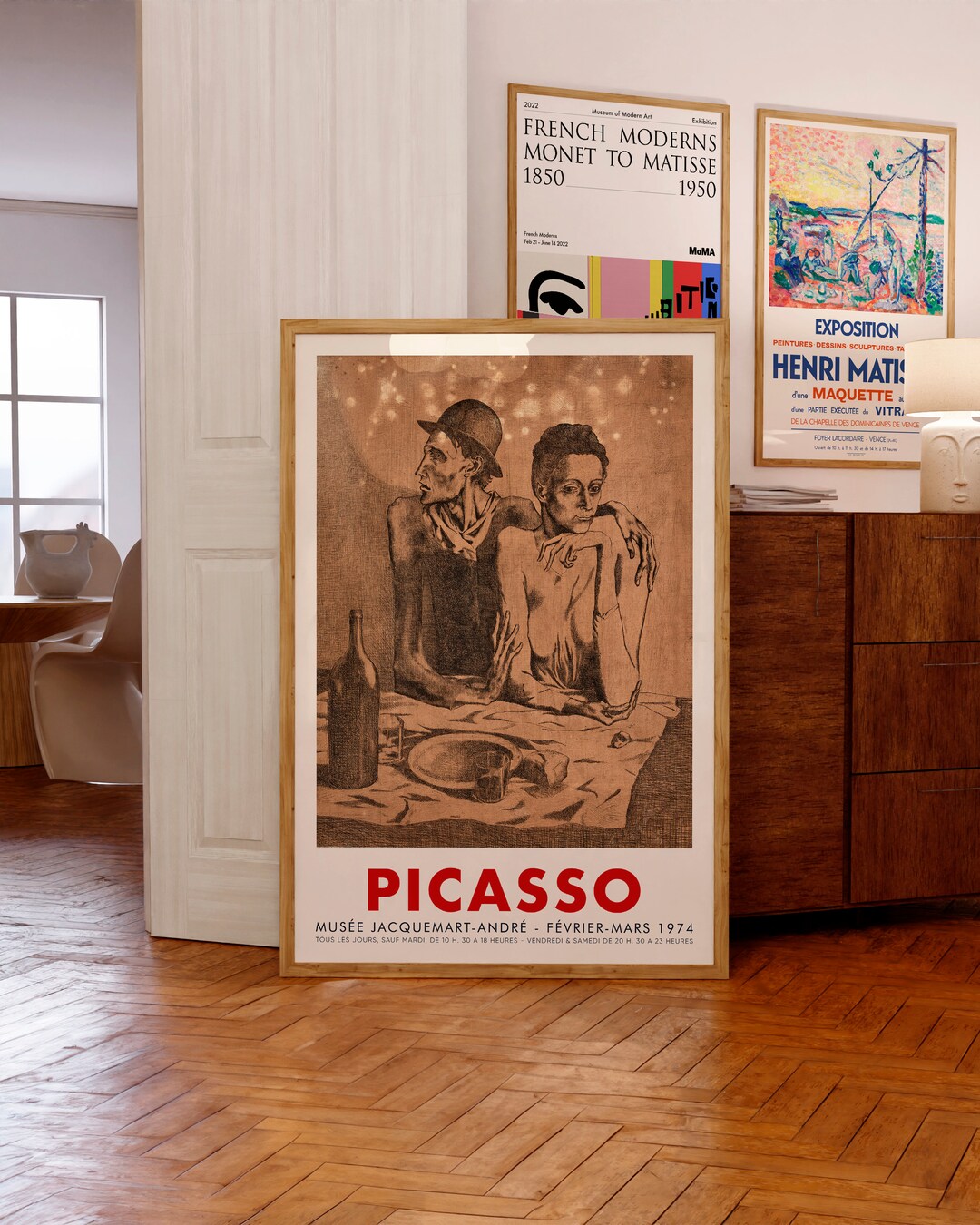 Picasso Exhibition Poster | the Frugal Repast (le Repas Frugal), 1904 ...
