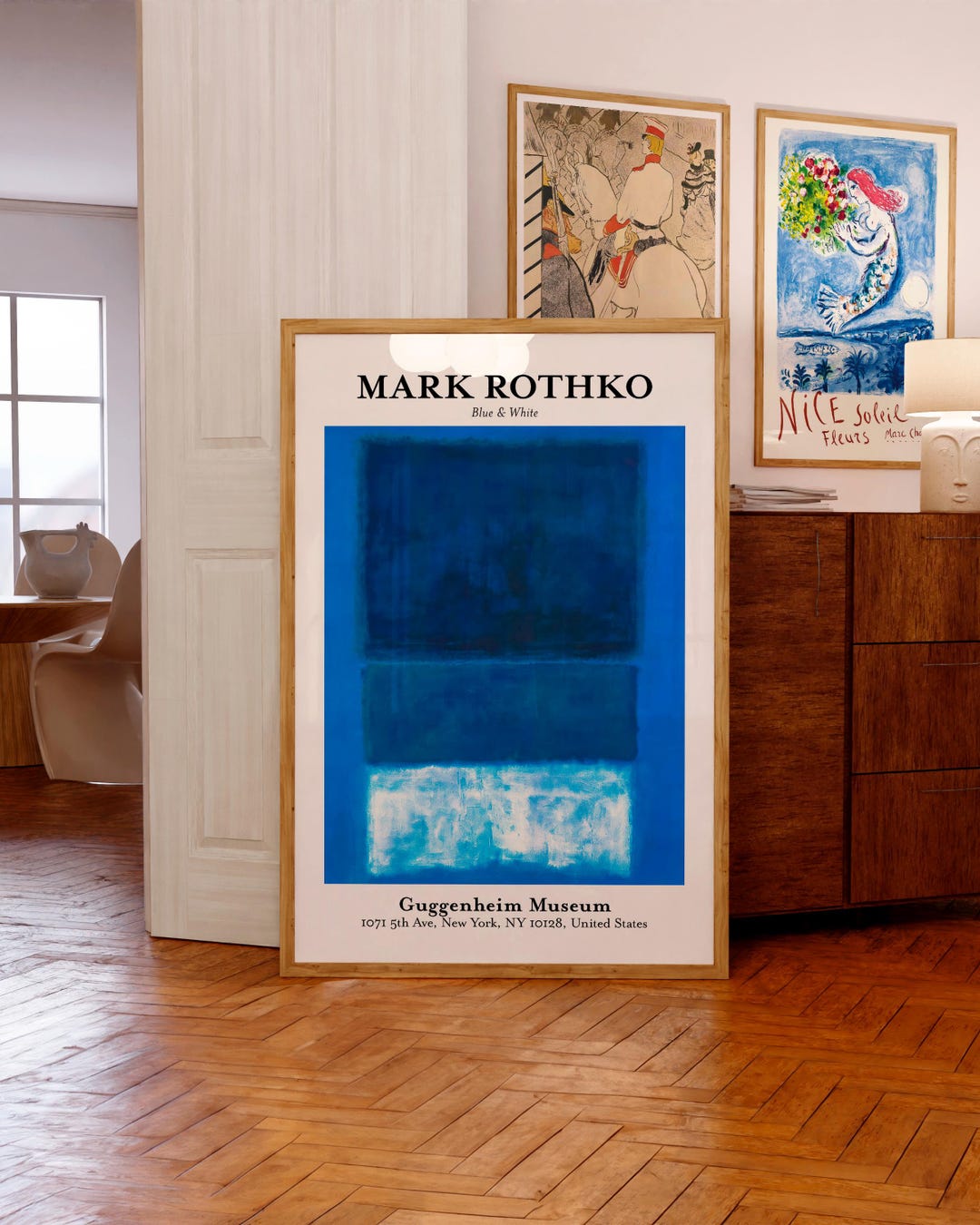 Mark Rothko Art Prints | Blue and White, 1956 | Guggenheim Museum ...