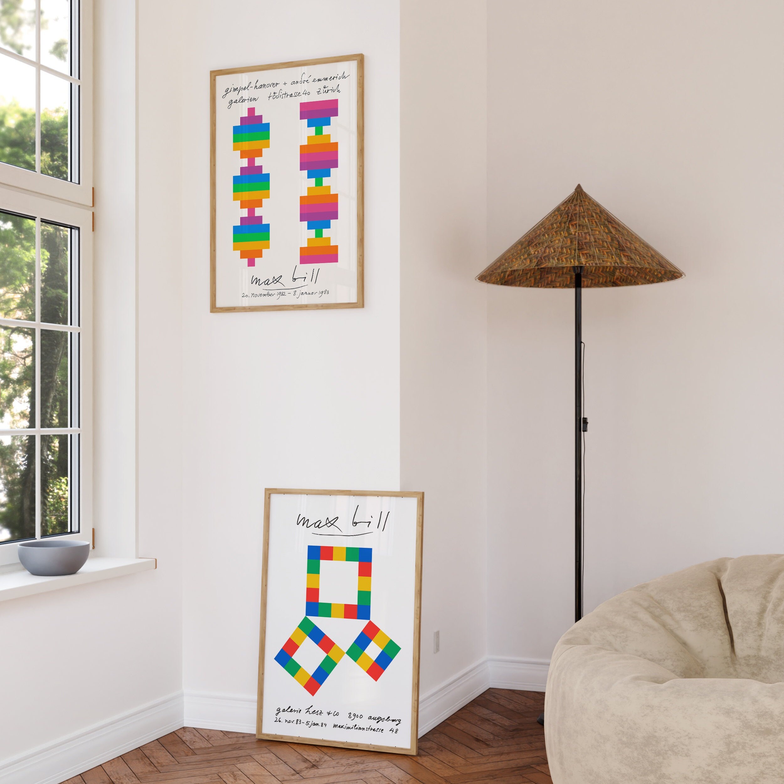 Max Bill Poster Galerie Hesz 1984 - Etsy Schweiz