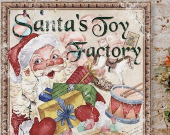 Santa Toy Factory - Etsy
