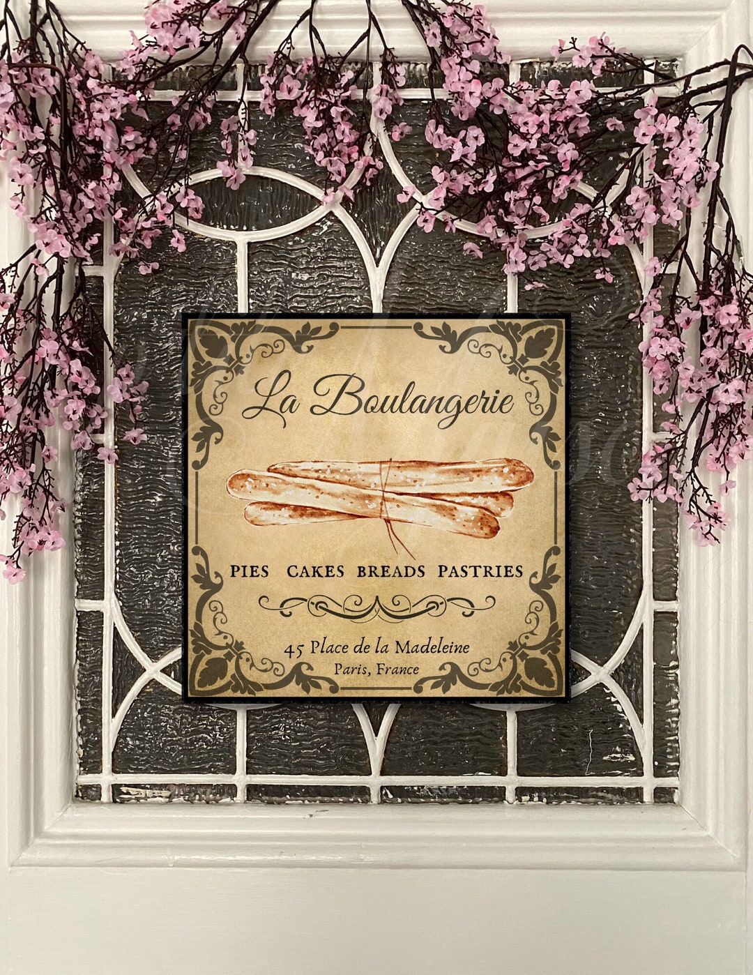 La Boulangerie Canvas, French Kitchen Wall Decor, Bakery Wall Art ...