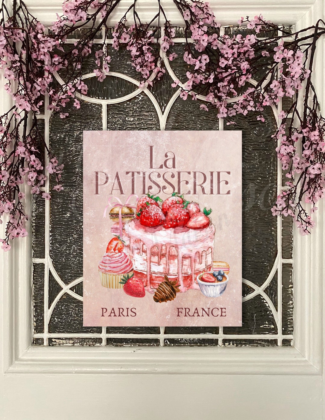 French Pastry Decor, French Bakery Wall Print, Patisserie Sign, Kitchen ...