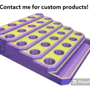 3D Printed Bowl Display Stand With Downstem Holders and Storage Tray - Etsy