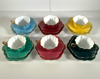 Harlequin Tea Cups | Etsy