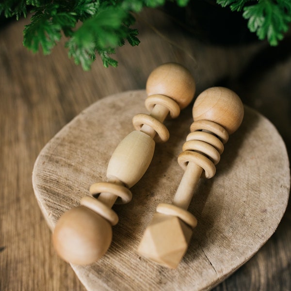 Wooden Rattle - Etsy