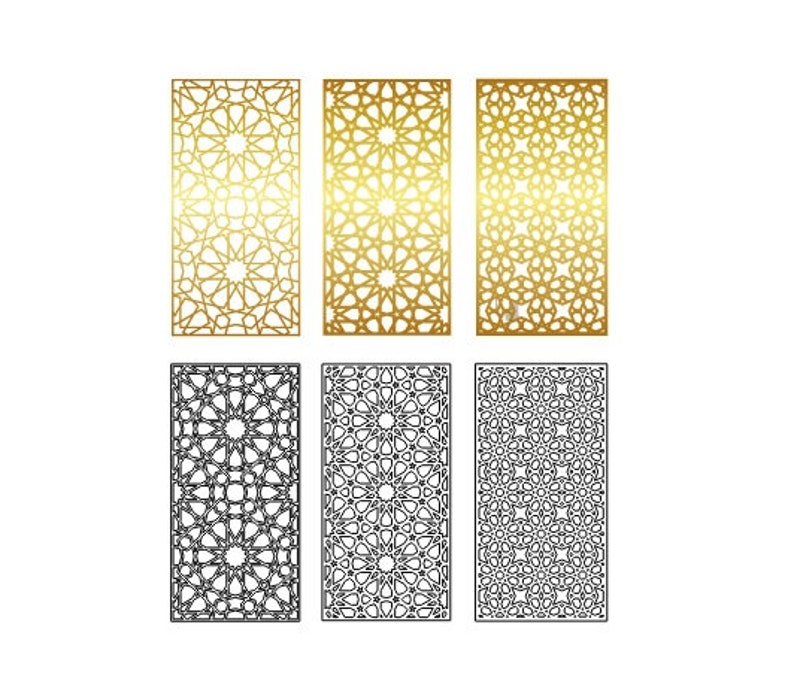 Geometric Islamic Pattern Template, Moroccan Design (digital Download ...