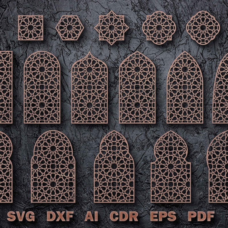 Moroccan Design Dxf - Etsy