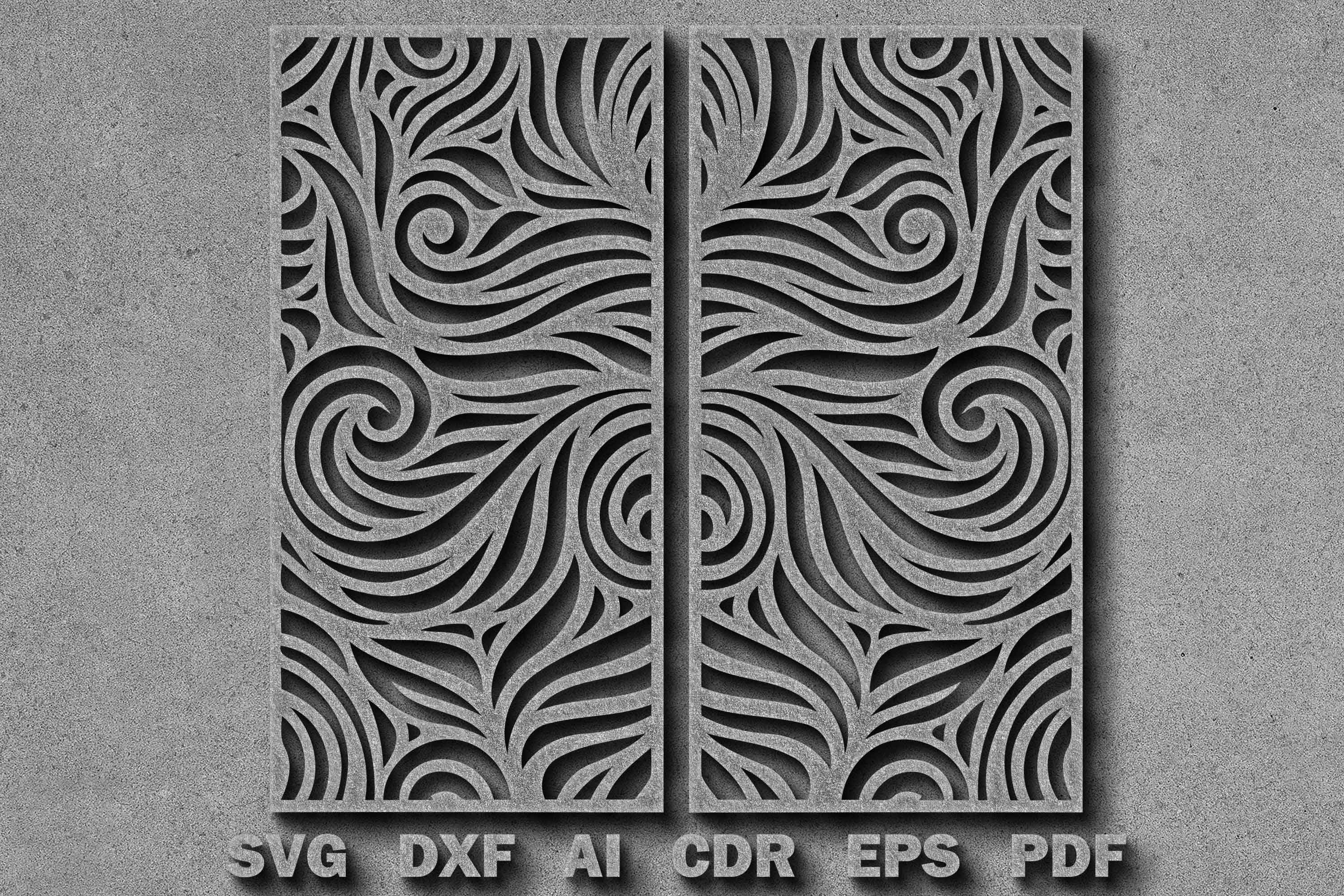 Panel Pattern Template 1 for Windows Divider Fence With Dxf - Etsy