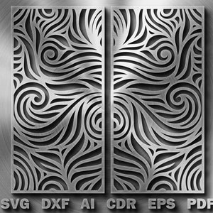 Panel Pattern Template 1 for Windows Divider Fence With Dxf - Etsy