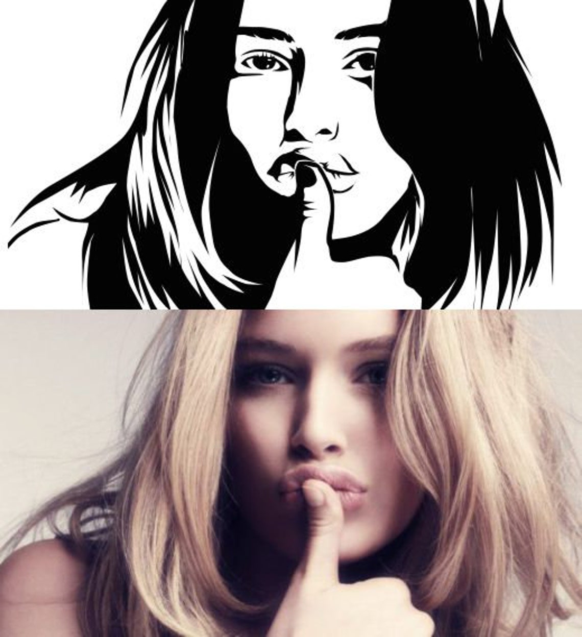 Photo to Line Art Stencil Vector With 6 File Formats Svg Dxf Pdf Ai Cdr ...