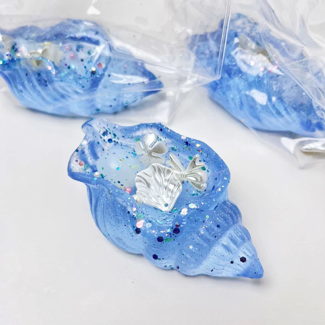 Crystal Seashell Handmade Squishy Toy | Sensory Fidget Stress Balls for ...