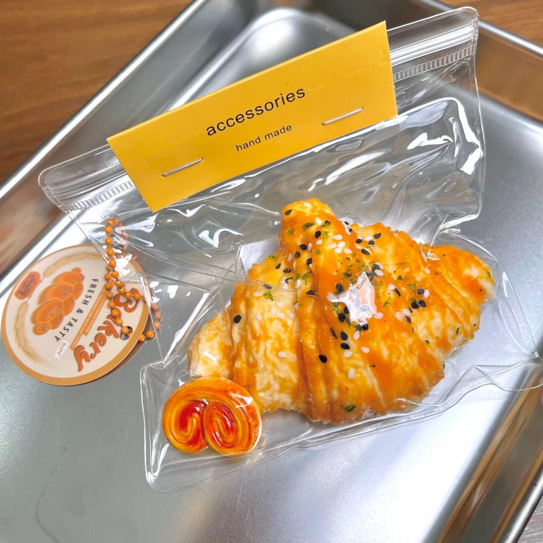 Croissant Handmade Squishy Toy | Sensory Fidget Stress Balls for ...