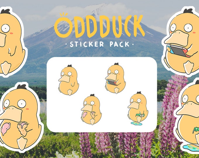 Odd Duck Sticker Pack - Etsy