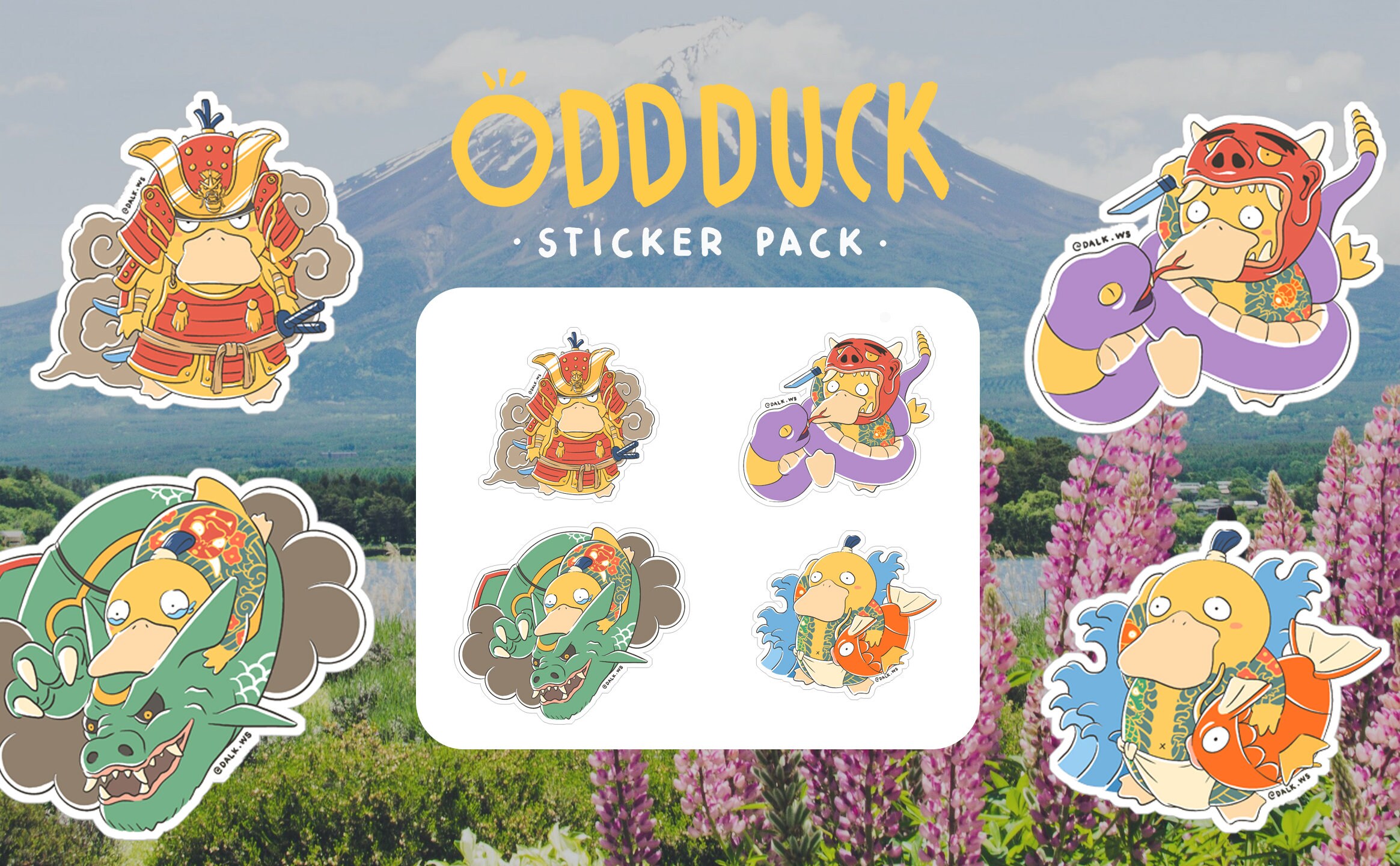 Traditional Odd Duck Sticker Pack - Etsy