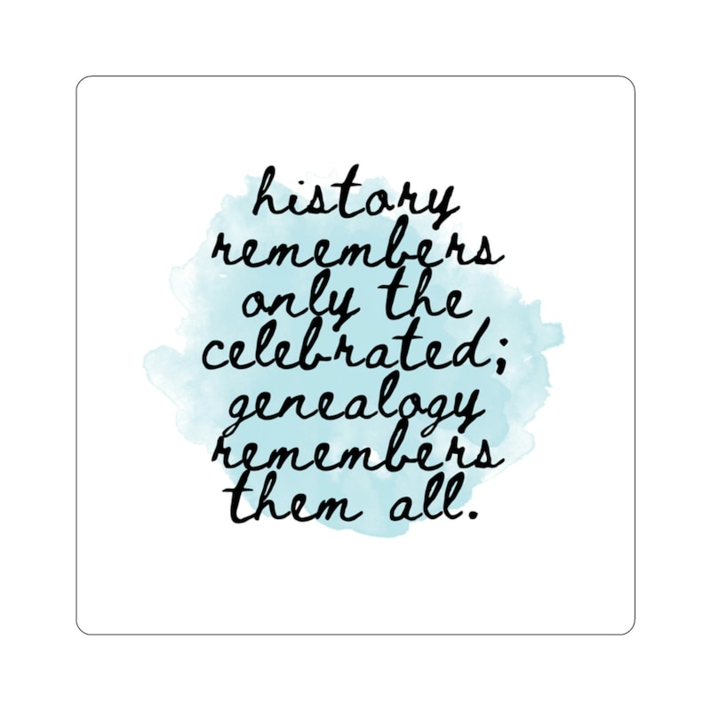 Genealogy Stickers - Etsy