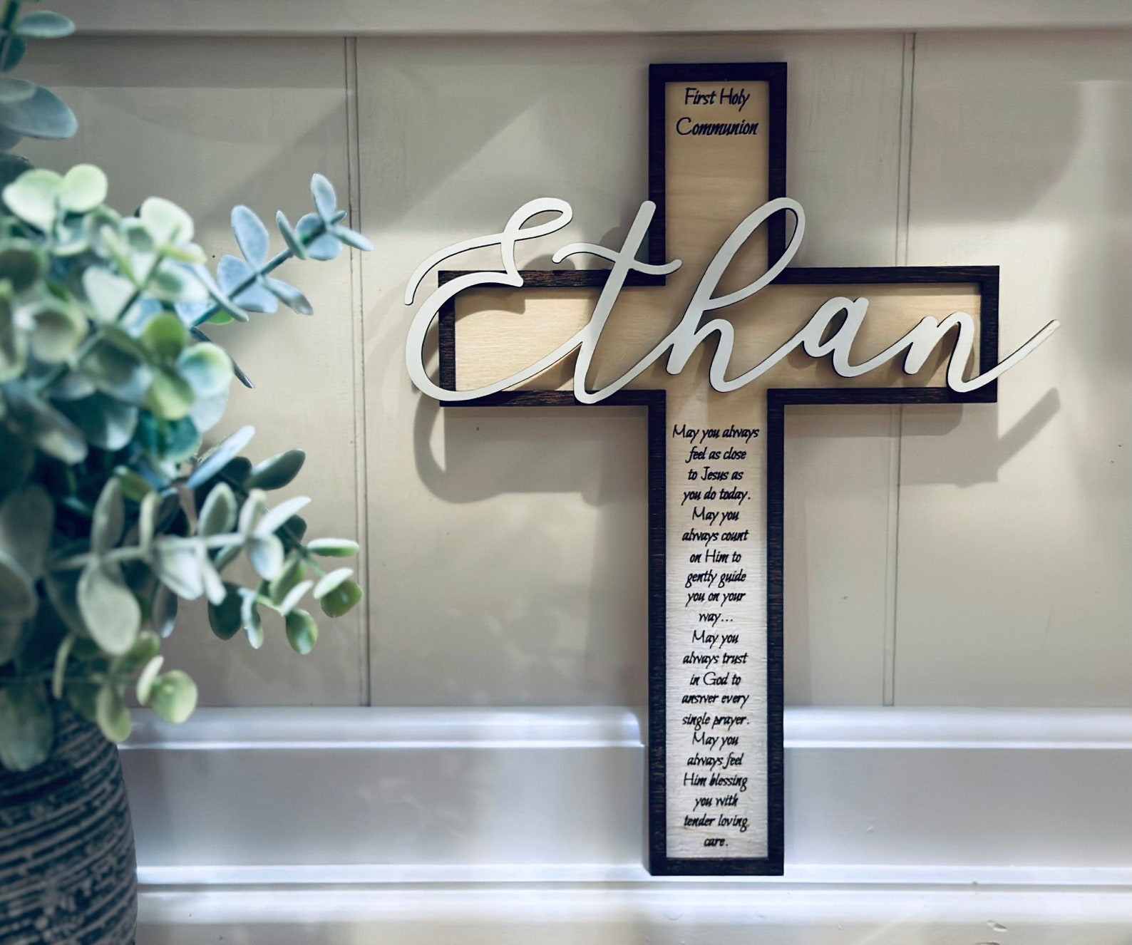 Personalized First Holy Communion , Baby Baptism, Christening ...