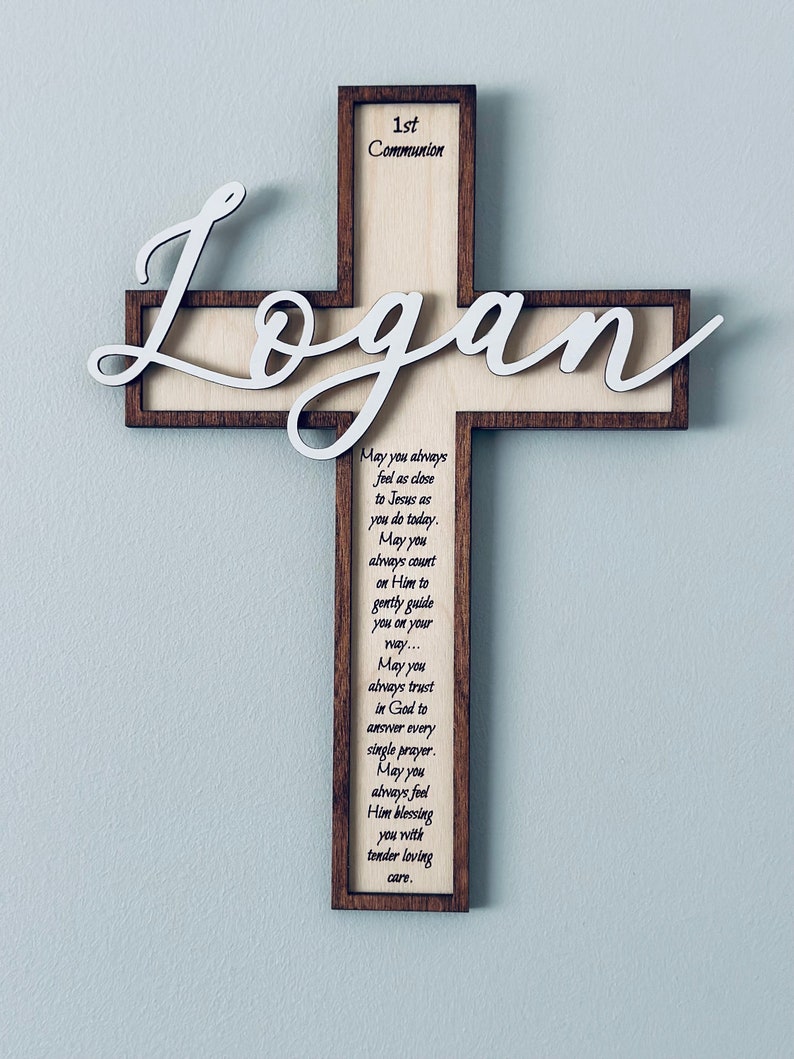 Personalized First Holy Communion , Baby Baptism, Christening ...