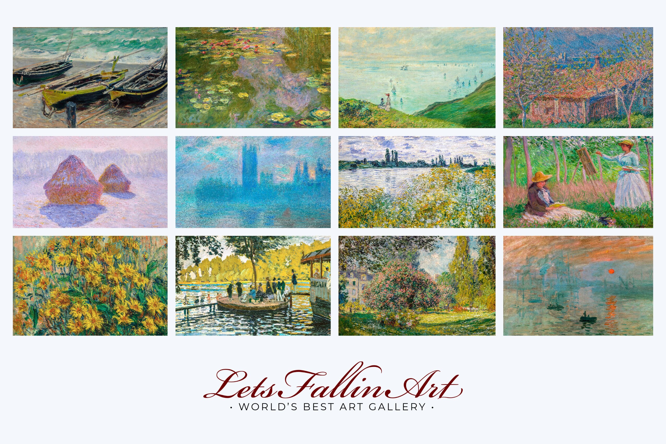 MONET Huge SET Offer Bundle of 111 Claude Monet's - Etsy