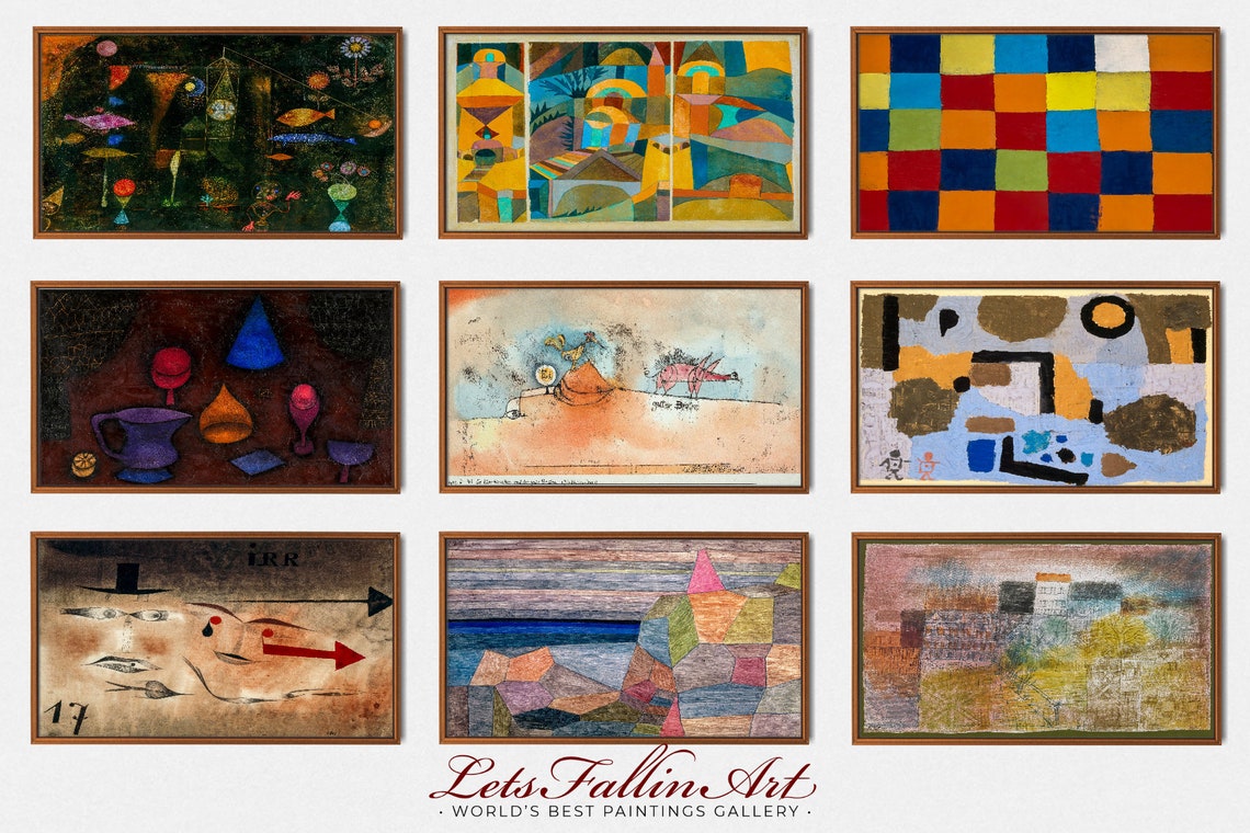 Paul Klee MEGA SET Offer - Bundle of 80 Abstract Paintings Collection ...