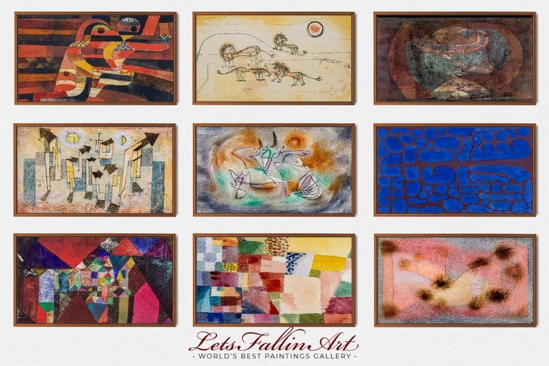 Paul Klee MEGA SET Offer - Bundle of 80 Abstract Paintings Collection ...