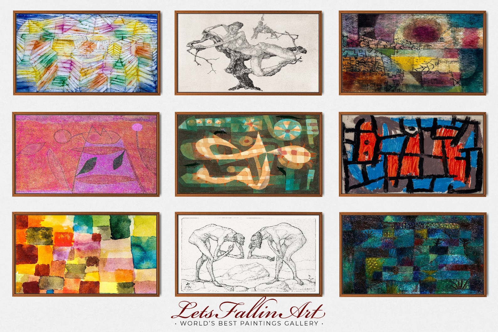 Paul Klee MEGA SET Offer Bundle of 80 Abstract Paintings | Etsy