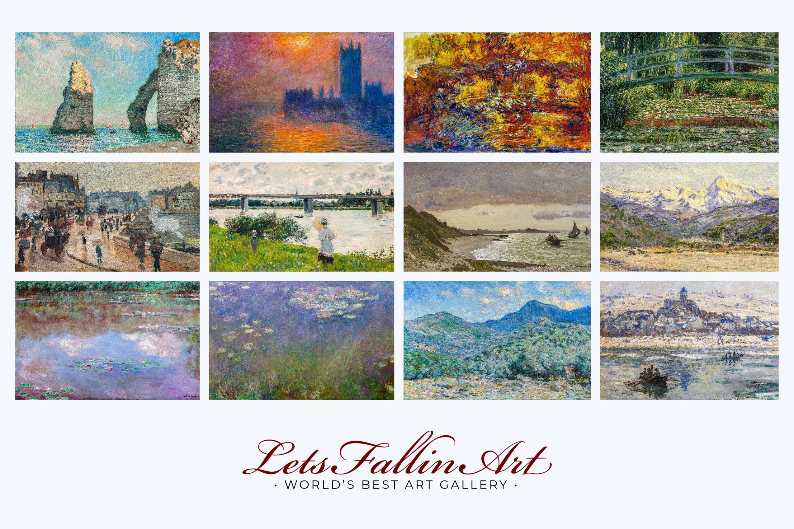 MONET Huge SET Offer Bundle of 111 Claude Monet's - Etsy