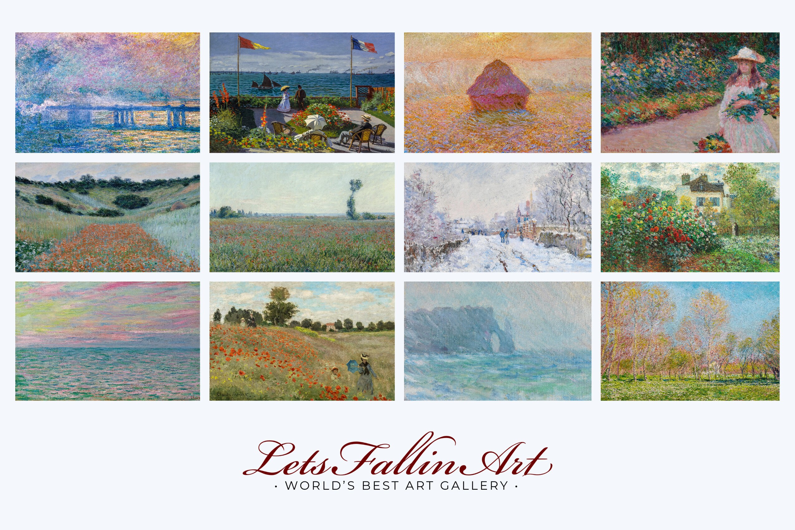 MONET Huge SET Offer Bundle of 111 Claude Monet's - Etsy