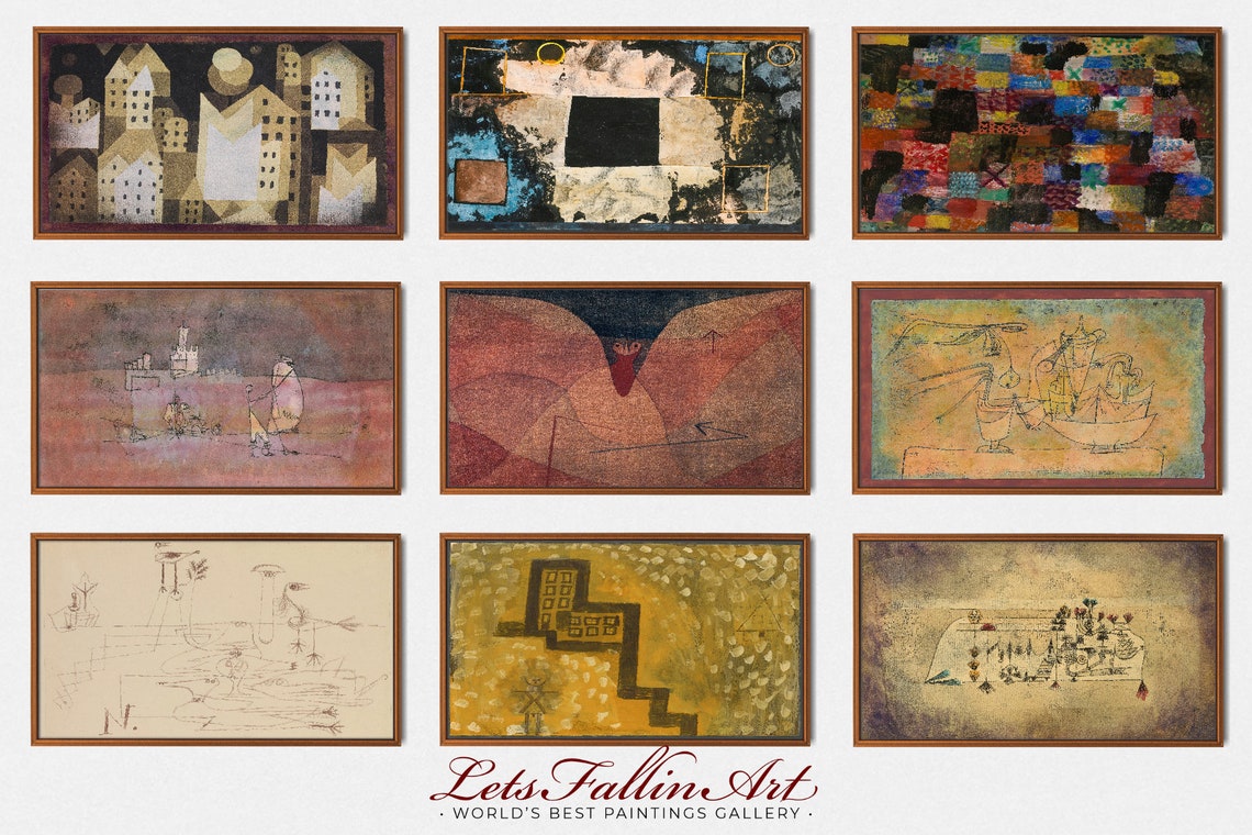 Paul Klee MEGA SET Offer - Bundle of 80 Abstract Paintings Collection ...