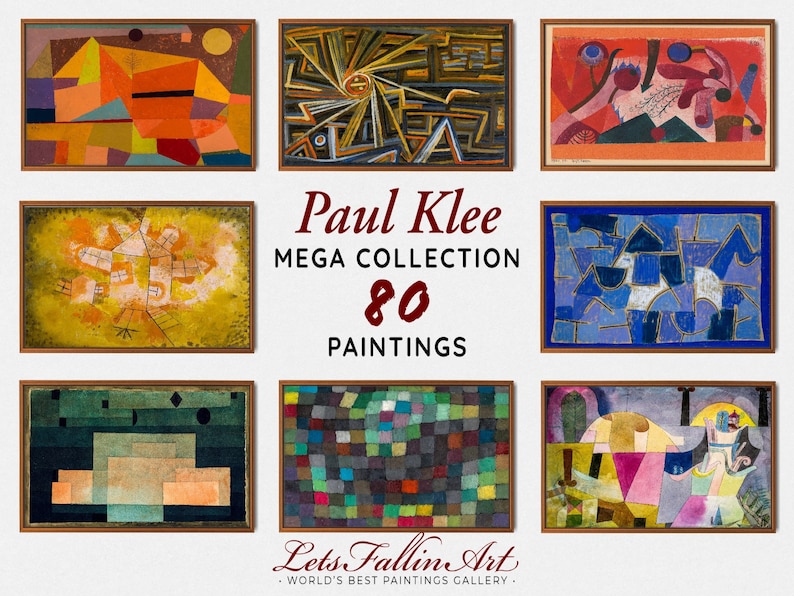 Paul Klee MEGA SET Offer Bundle of 80 Abstract Paintings - Etsy