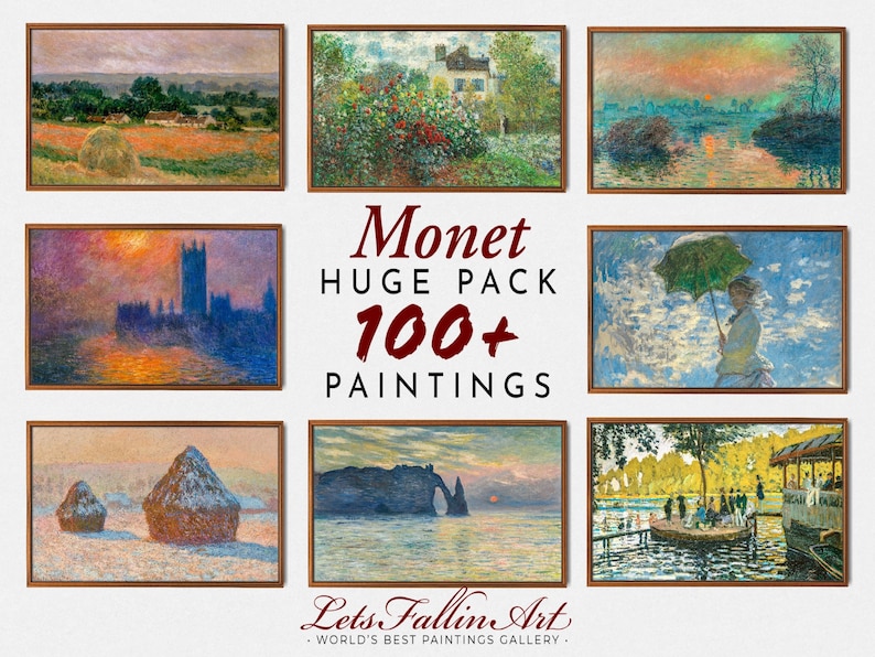 MONET Huge SET Offer - Bundle of 111 Claude Monet's Paintings ...
