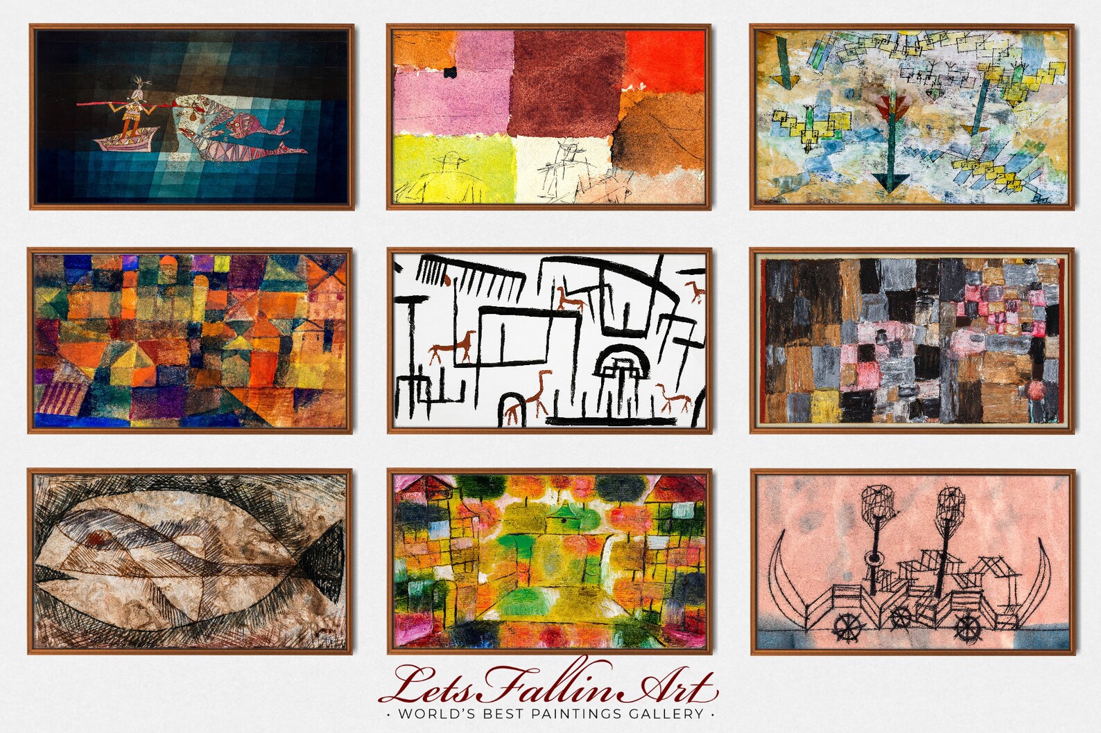 Paul Klee MEGA SET Offer Bundle of 80 Abstract Paintings | Etsy