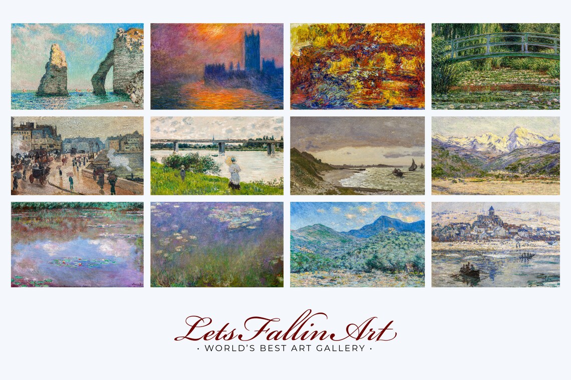 MONET Huge SET Offer - Bundle of 111 Claude Monet's Paintings ...