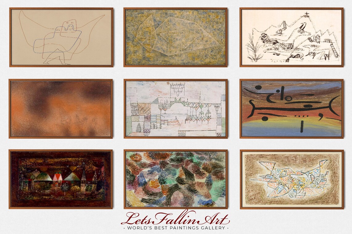 Paul Klee MEGA SET Offer Bundle of 80 Abstract Paintings | Etsy