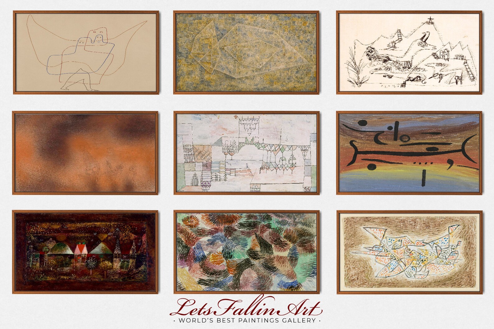 Paul Klee MEGA SET Offer Bundle of 80 Abstract Paintings | Etsy