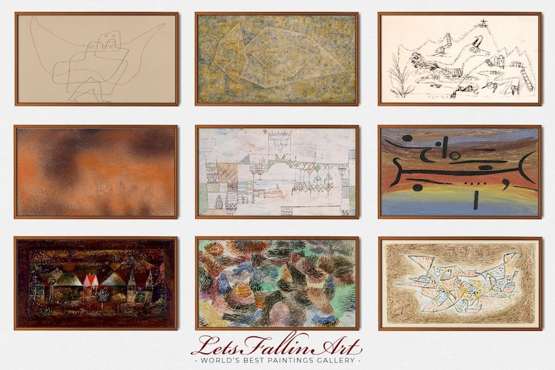 Paul Klee MEGA SET Offer - Bundle of 80 Abstract Paintings Collection ...