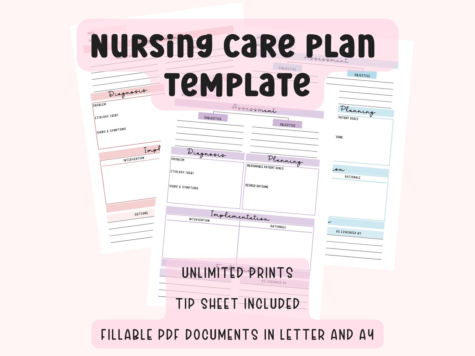 Printable Nursing Care Plan | the Nursing Process | Nursing Process ...