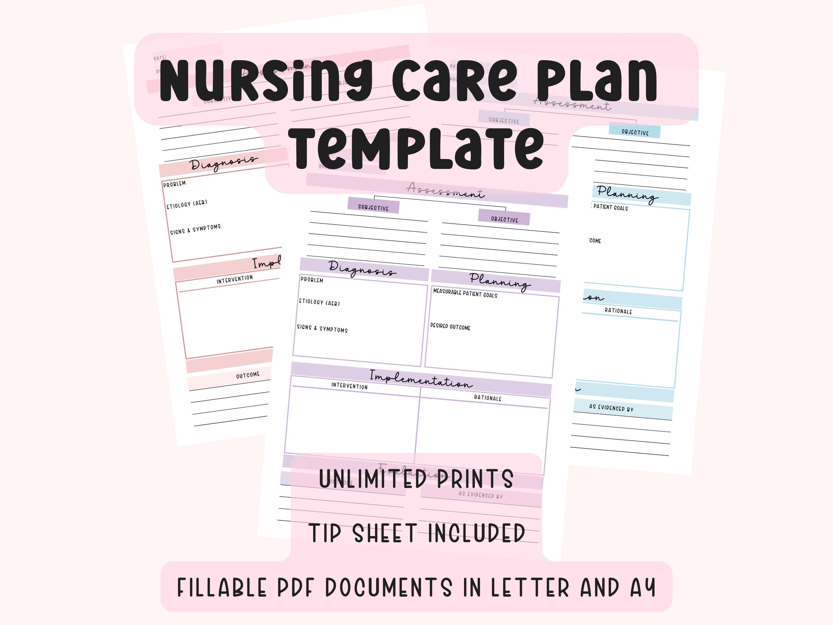 Printable Nursing Care Plan | the Nursing Process | Nursing Process ...