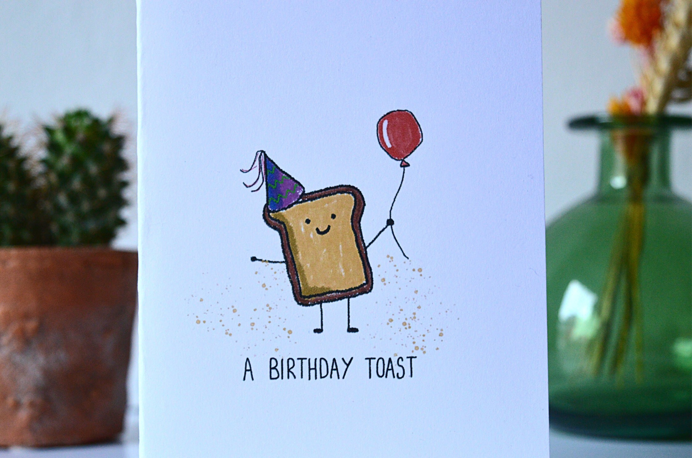 Birthday Card Funny Birthday Card Cute Birthday Card Friend Family Card ...