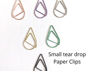Tear Drop Paper Clip | Etsy