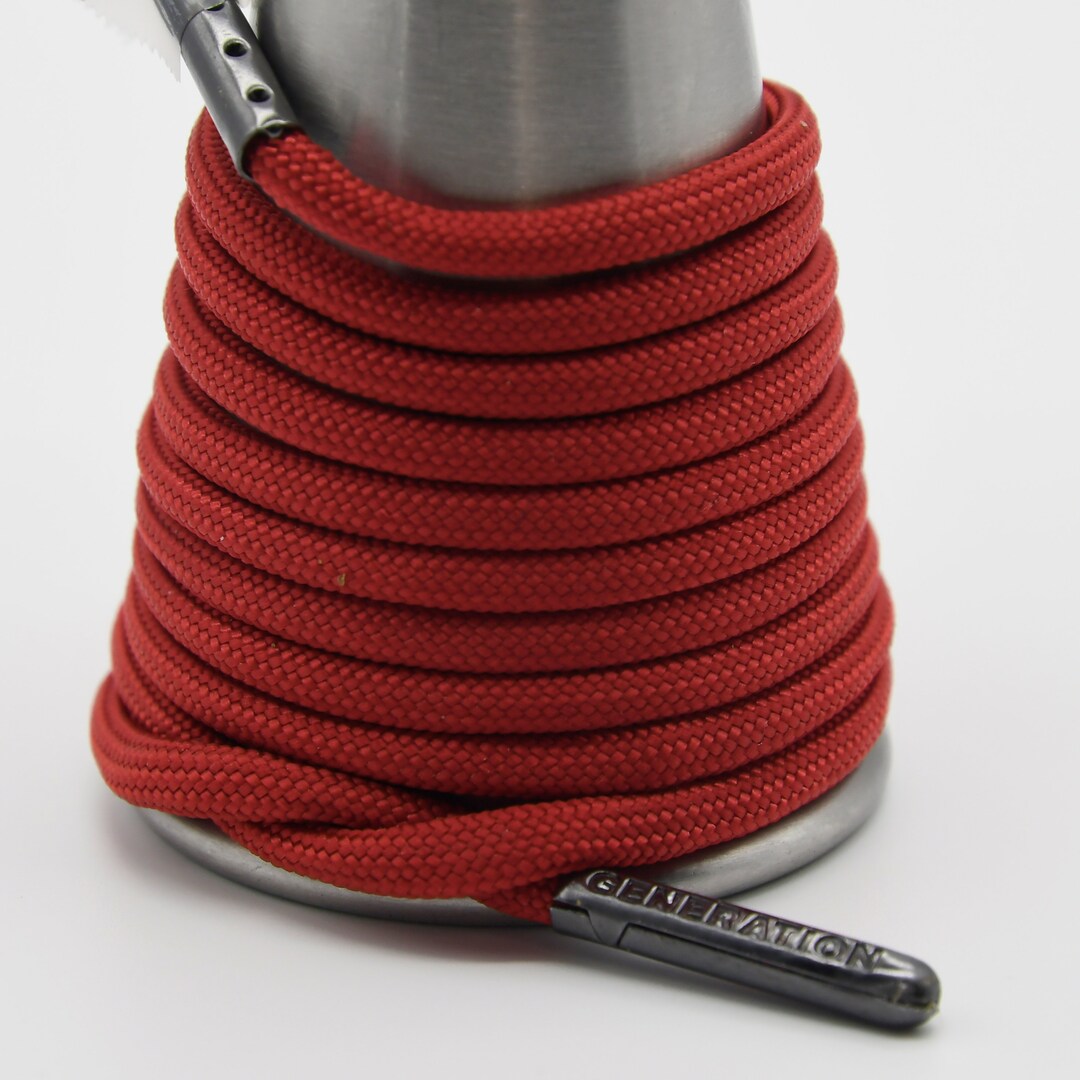 RED Paracord Generation Laces With a LIFETIME GUARANTEE Boot Laces ...