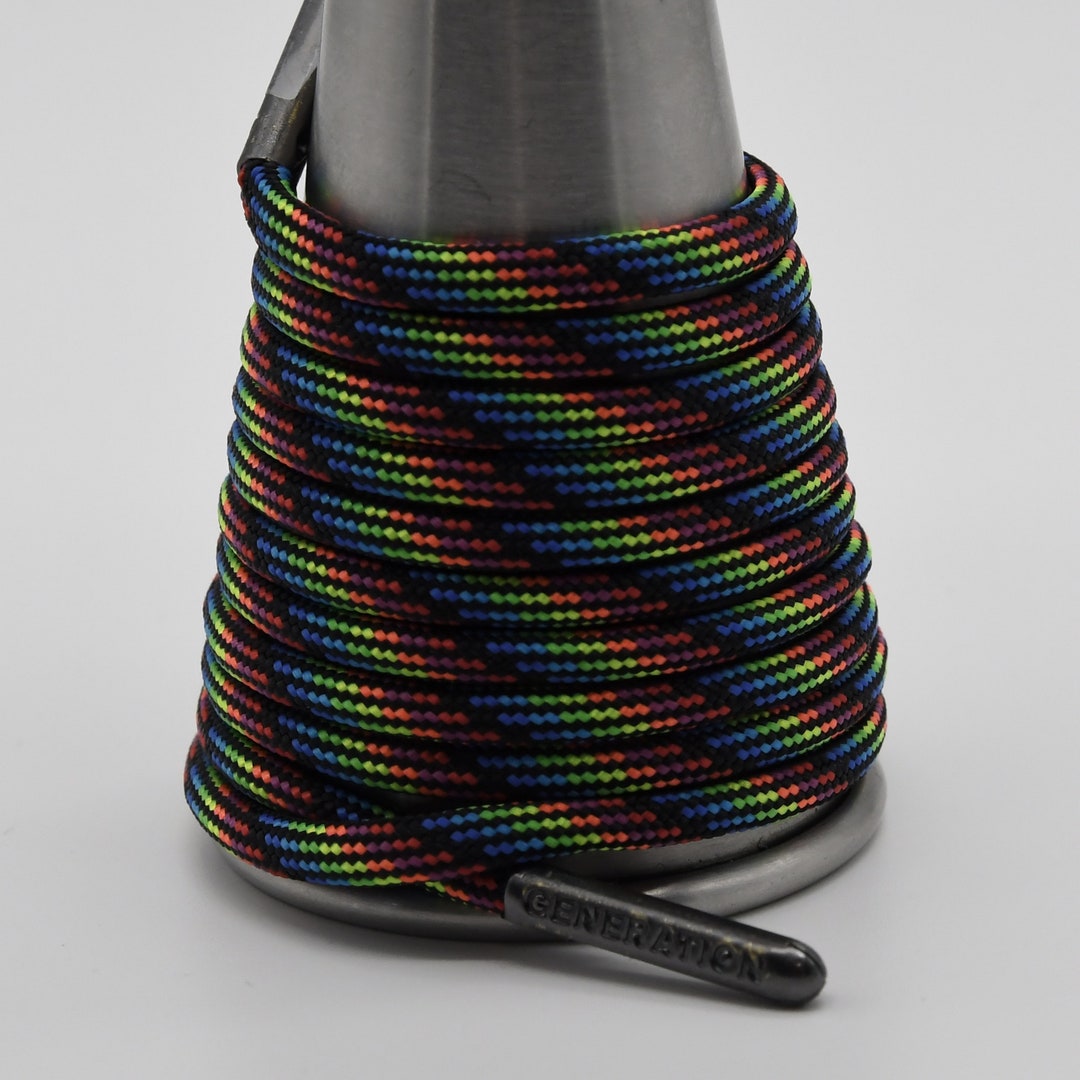 Dark Rainbow Pride Paracord Generation Laces With a LIFETIME GUARANTEE ...