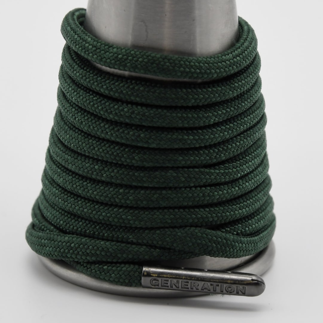 Dark Green Emerald Paracord Generation Laces With a LIFETIME GUARANTEE ...