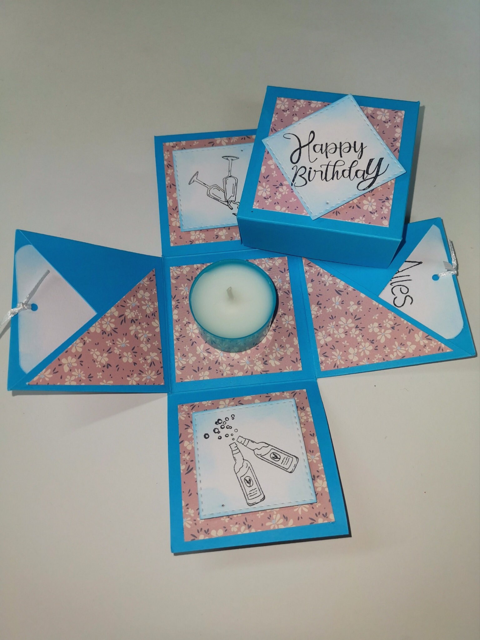 Explosion Box Gift Box for Birthday for Money, Voucher, Jewelry, Gifts ...