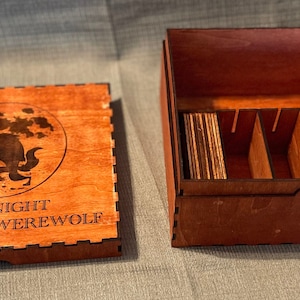 One Night Ultimate Werewolf Box Design for Laser Cutting - Etsy