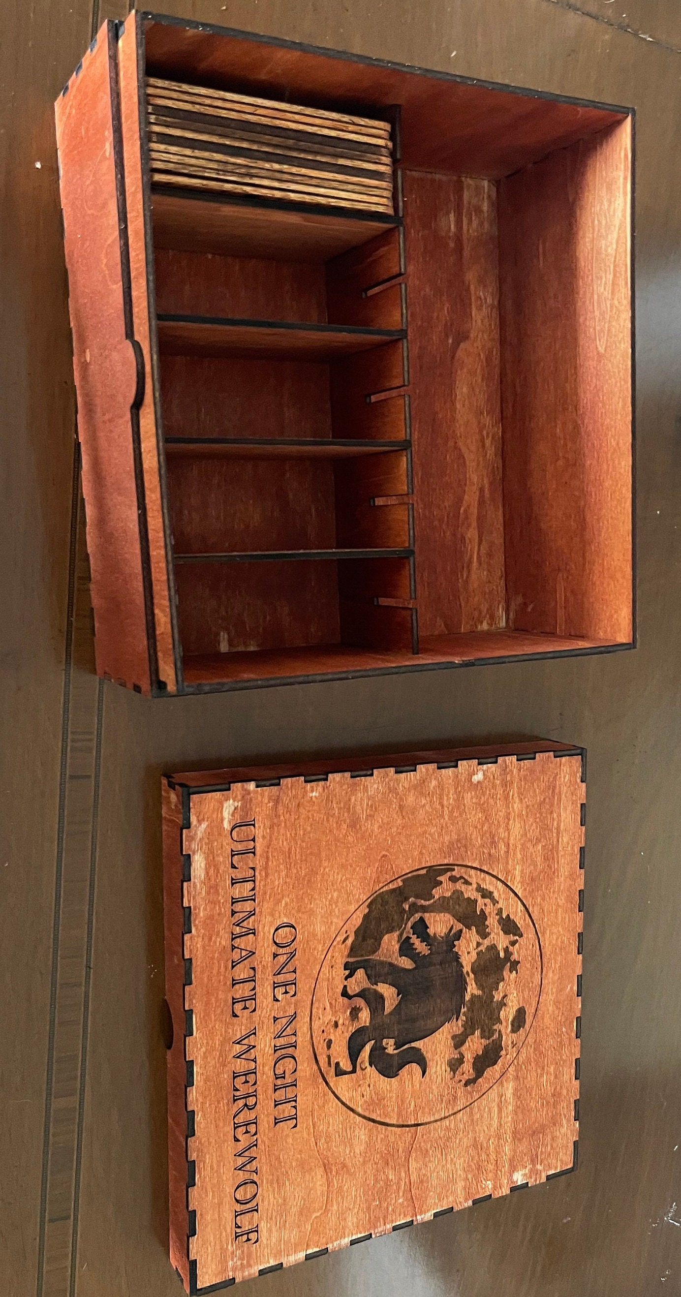 One Night Ultimate Werewolf Box Design for Laser Cutting - Etsy