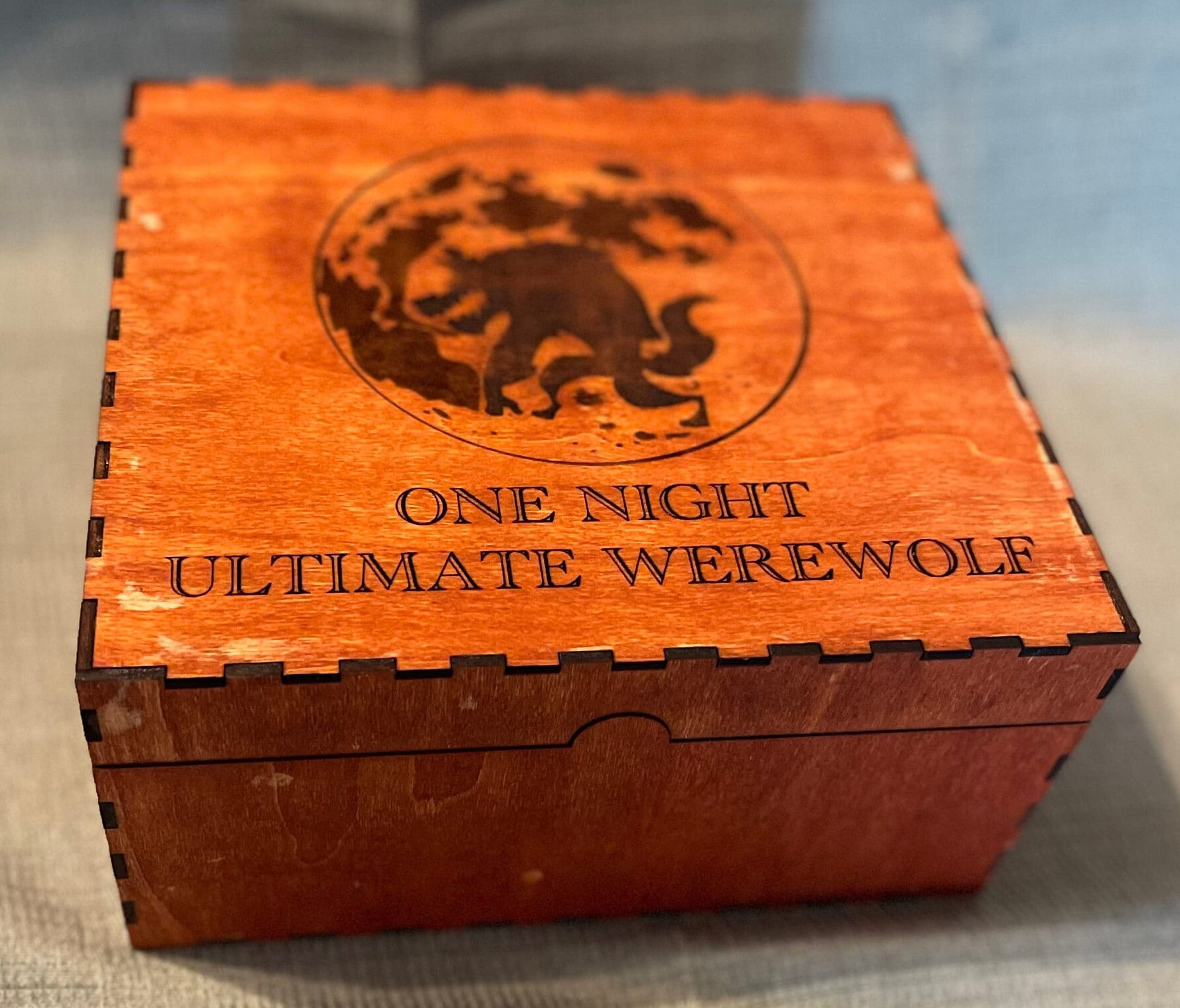 One Night Ultimate Werewolf Box Design for Laser Cutting - Etsy