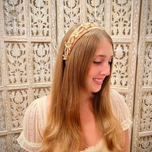 Queen Rania Crown - Handmade Headpiece - Rose Gold Luxury Headband ...