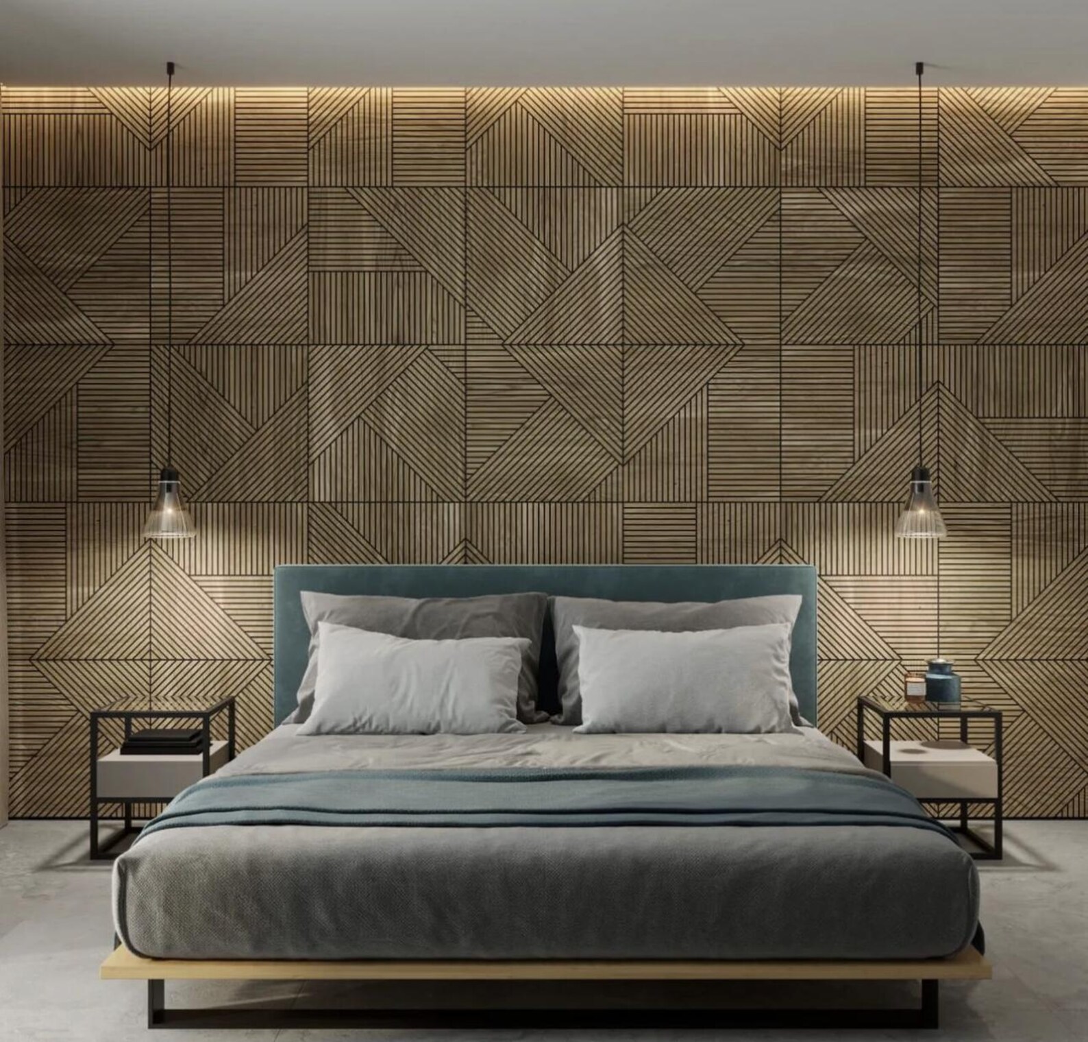 BMD Studio Wooden Wall Panels 10'' X 10'', Wooden Headboard, Wooden ...